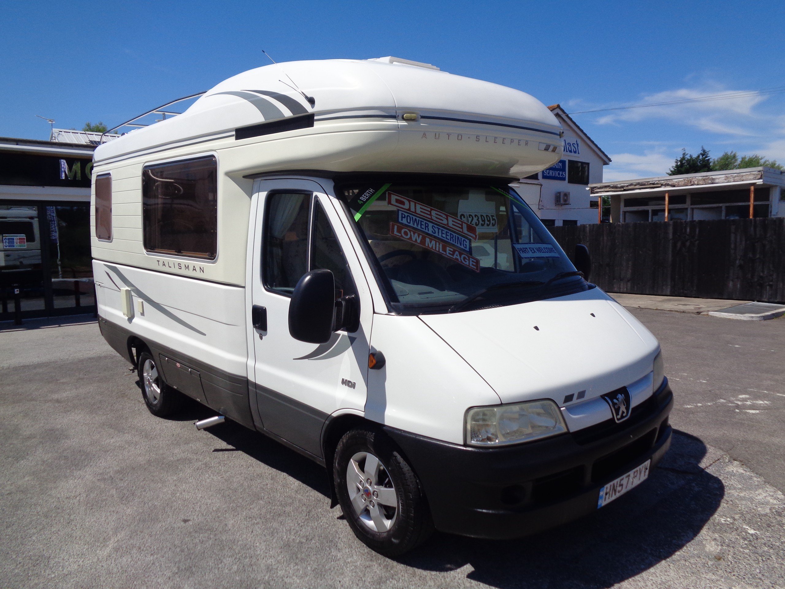 Sold 2007 Auto-Sleepers Talisman 4 Berth Peugeot Boxer , Weston-Super ...